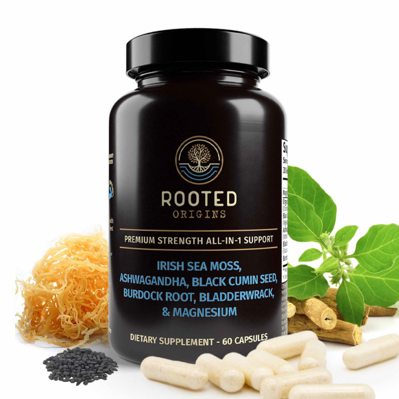 Rooted Origins All-In-one Sea Moss Multimineral Capsules – rooted-origins